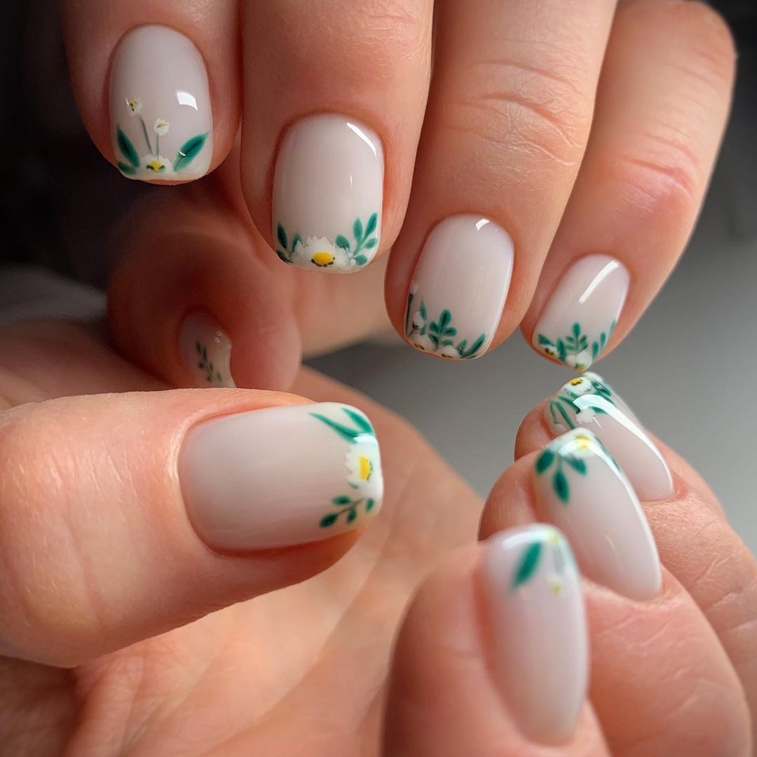 Floral Nail Art Designs | Flower Designs For Wedding - Bright Cures