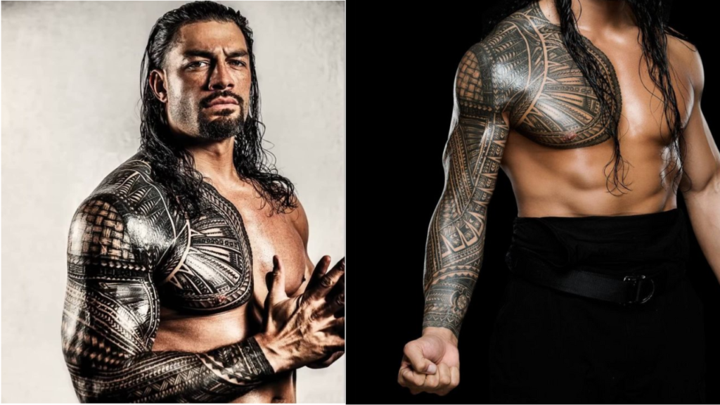 Roman Reigns Tattoo | Roman Reigns Tattoo Tour - Bright Cures