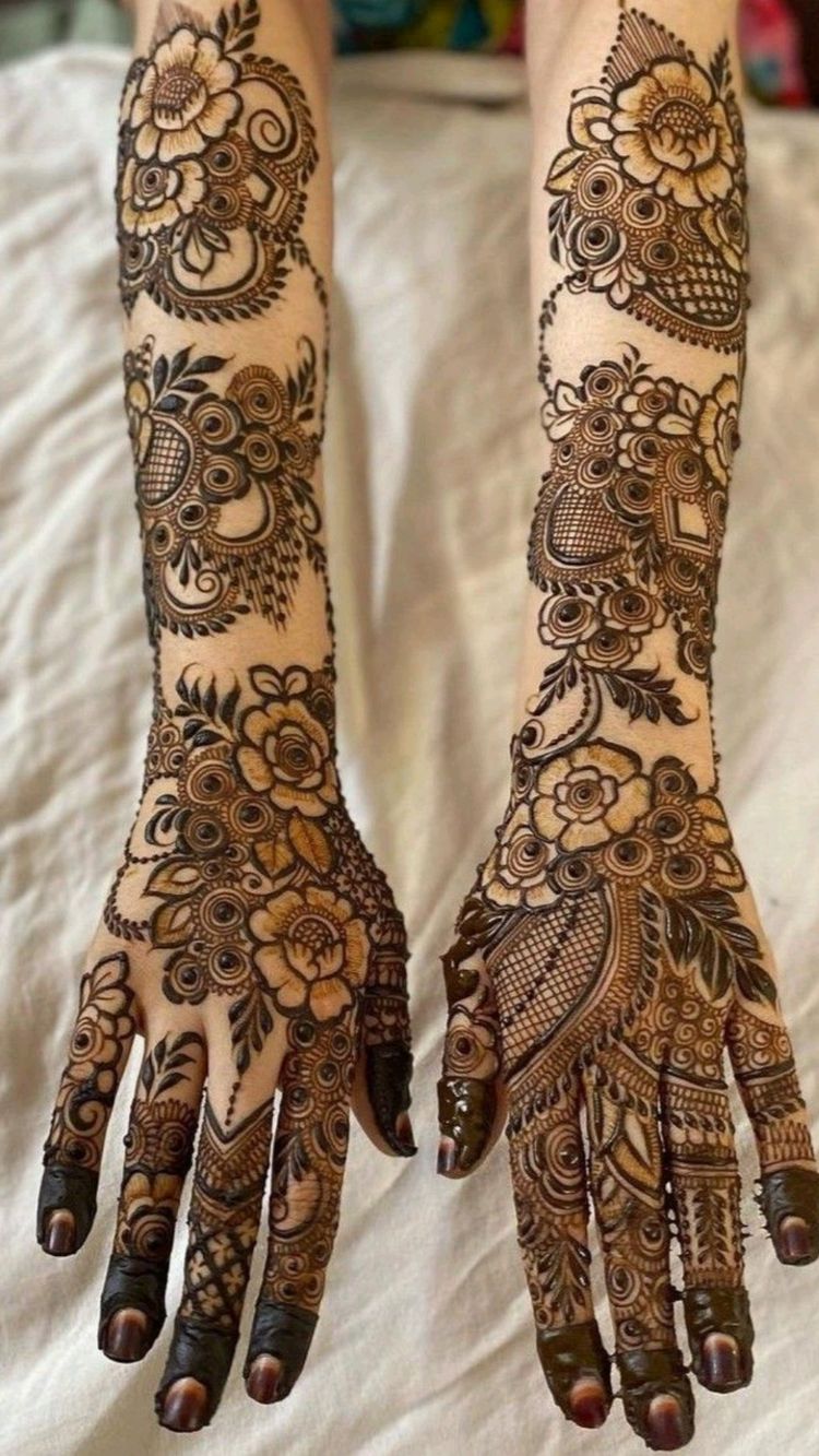 Back Hand Mehndi Design | Back Mehndi Design - Bright Cures