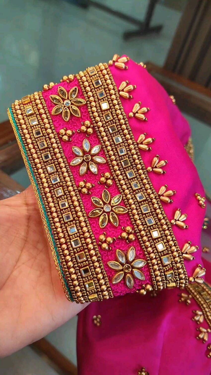 51+ Latest Wedding Aari Work Blouse Hand Designs - Bright Cures